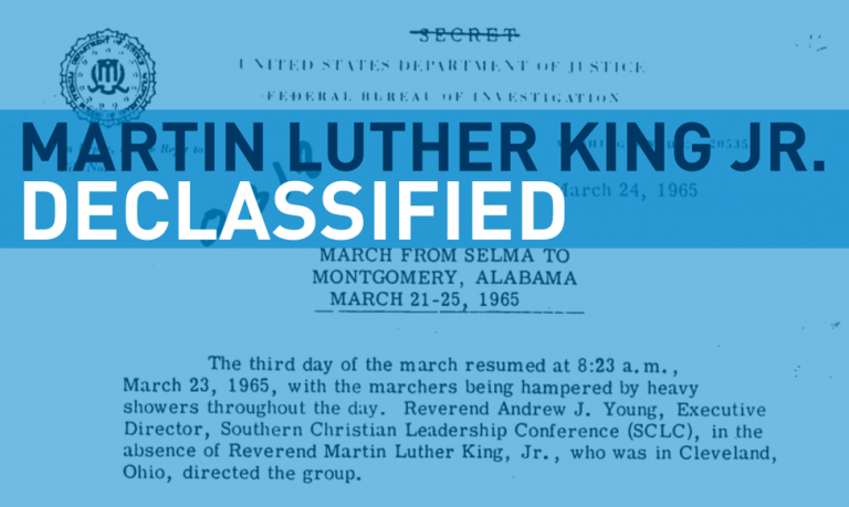 Martin Luther King Jr. Declassified: 9 Primary Source Documents | Gale ...
