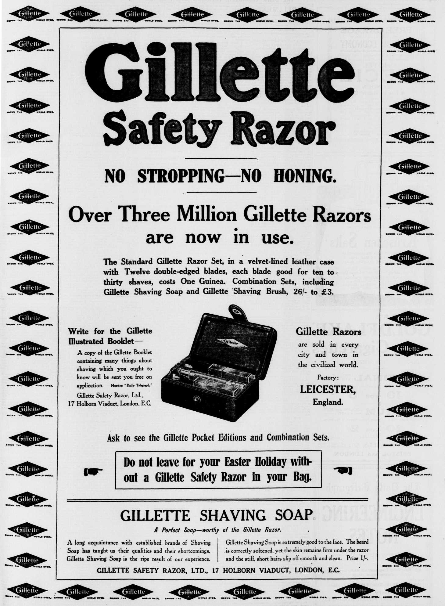 Looking Back at 100 Years of Gillette Advertisements