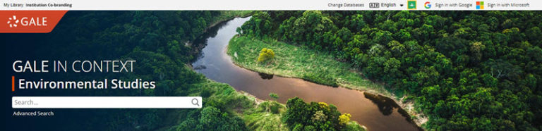 Meet the New Gale In Context: Environmental Studies | Gale Blog ...