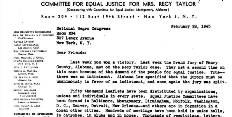 The Infamous Case of Recy Taylor | Gale Blog: Library & Educator News ...