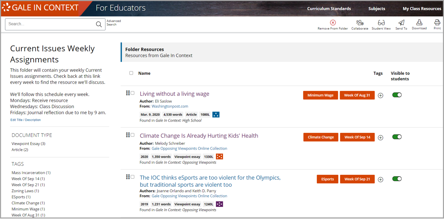 New Tools for Better Lesson Planning in Gale In Context: For Educators ...