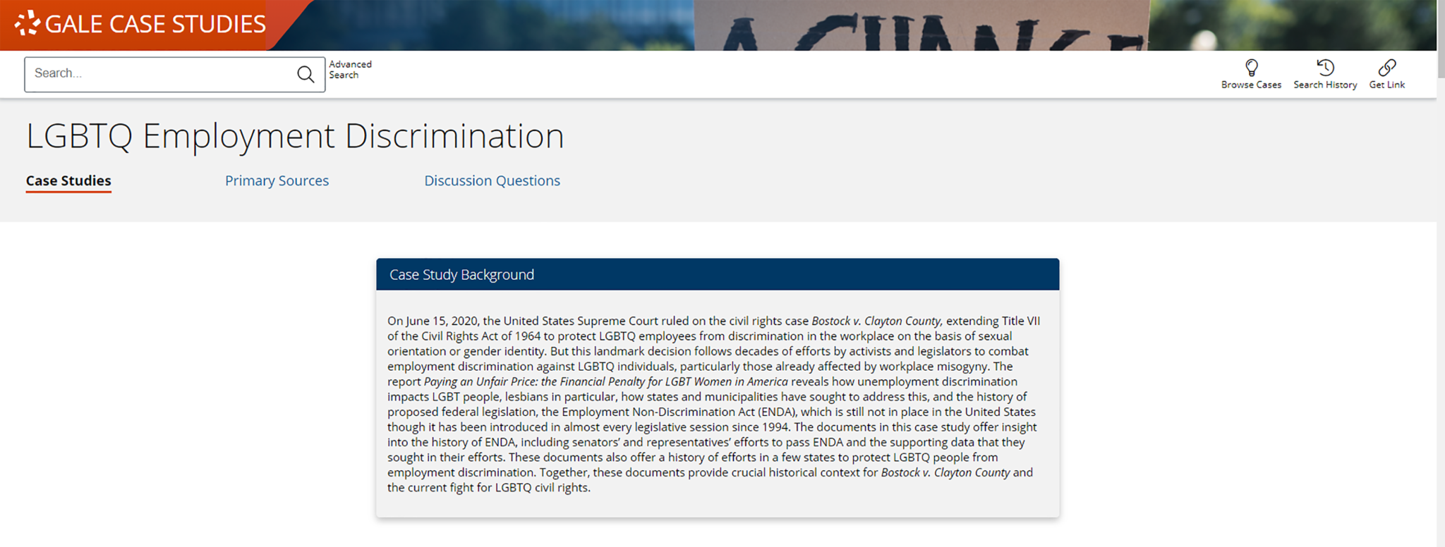 Gale Case Studies Save Faculty Time and Help Students with Critical ...