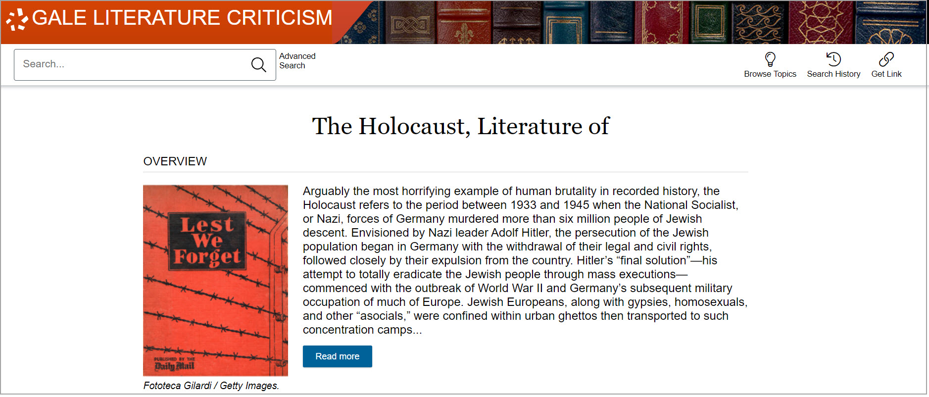 Commemorate International Holocaust Remembrance Day with Gale ...