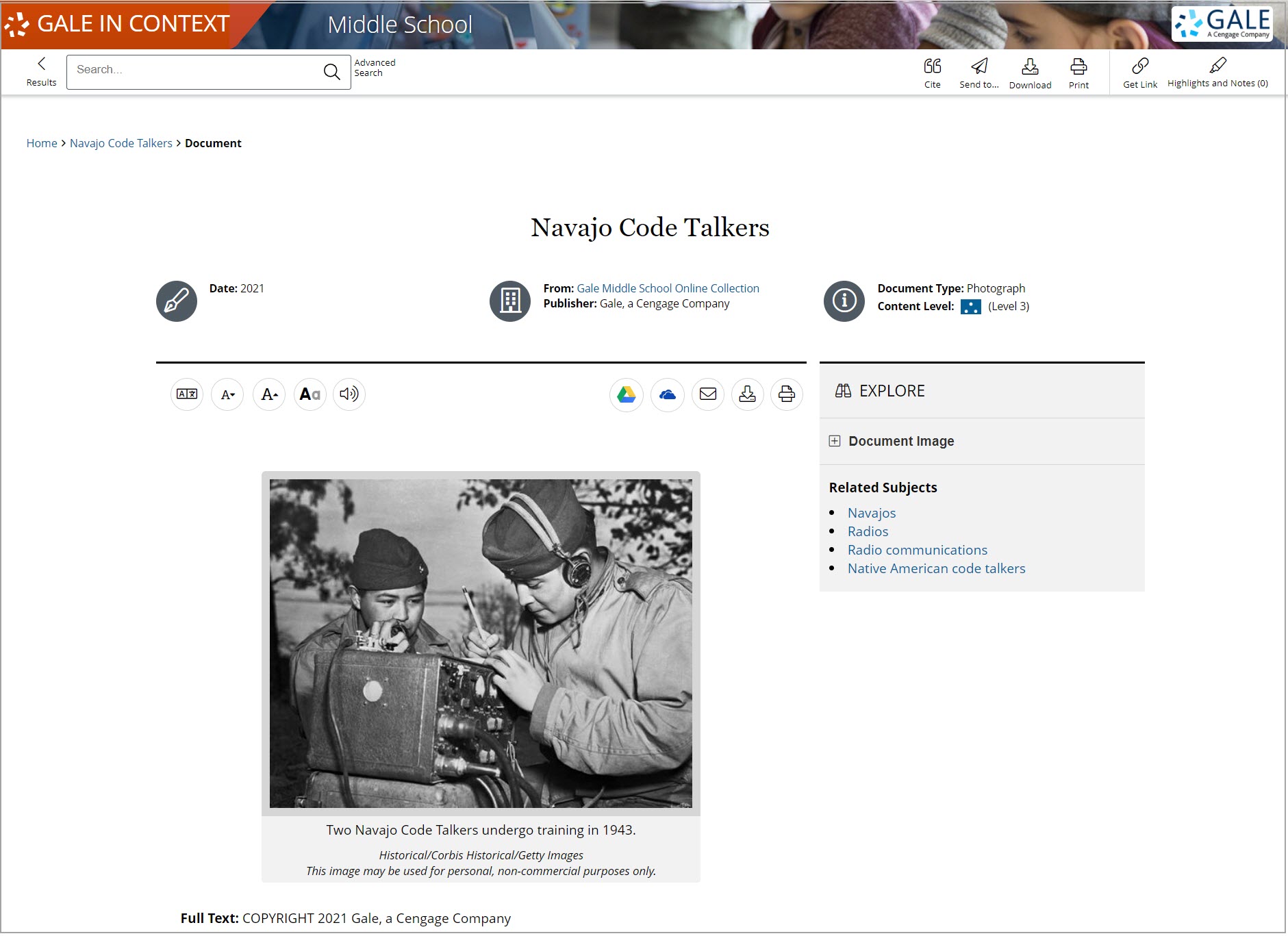 Navajo Code Talkers | Gale Blog: Library & Educator News | K12 ...