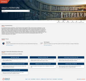 Product Update: Gale Literature Improves Access | Gale Blog: Library ...