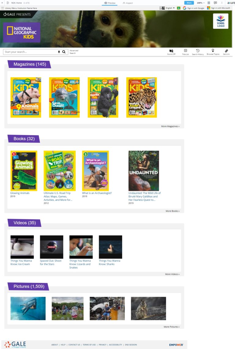 Gale Presents: National Geographic Virtual Library Gets a New Look This ...