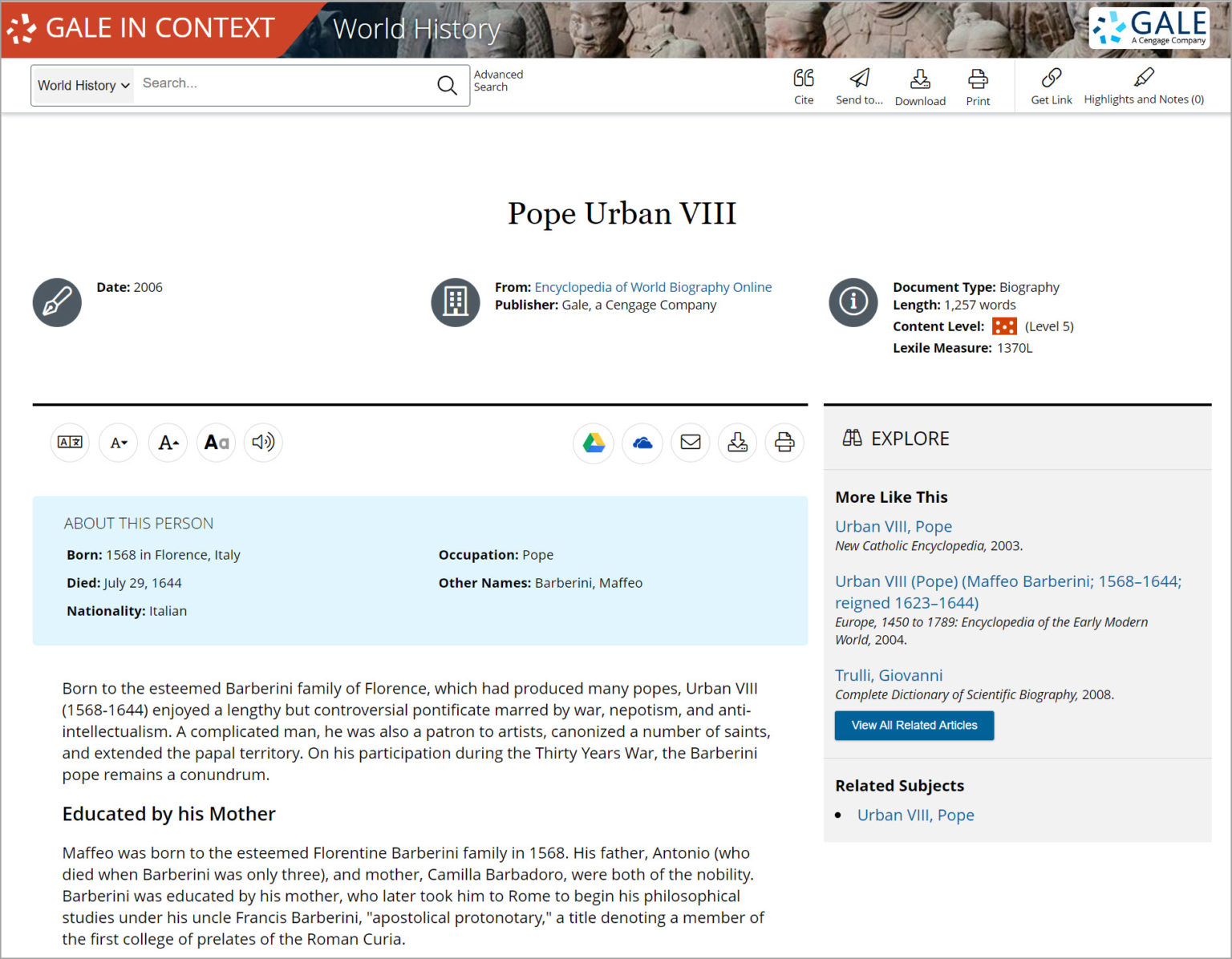 Catholic Church Reverses Ban on Galileo’s Writings | Gale Blog: Library ...