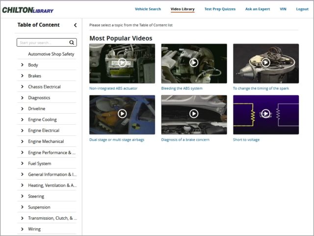 ChiltonLibrary Offering Enhanced Platform and New Tools | Gale Blog: Library & Educator News ...