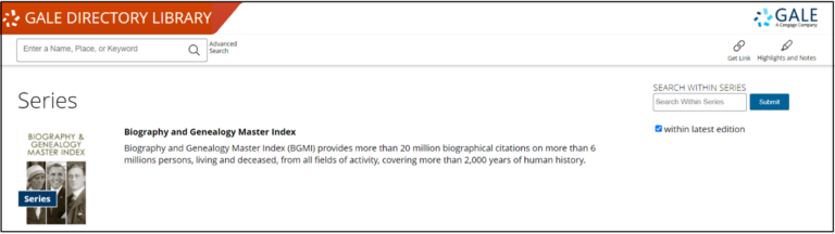 Biography/Genealogy Resource Expands Native American Content | Gale ...