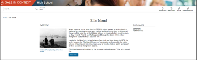 Learning about Immigration and Ellis Island | Gale Blog: Library ...