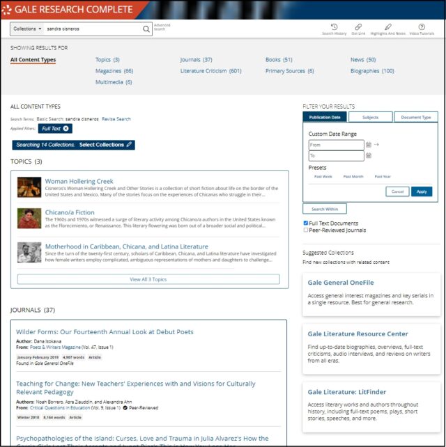 Release of Gale Research Complete Cross-Search | Gale Blog: Library ...