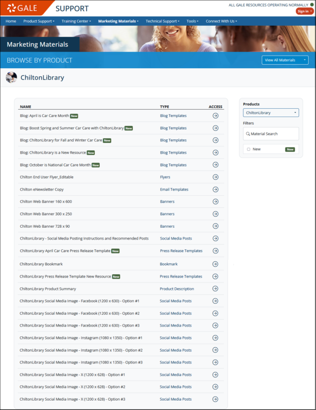 Reach Car Owners with ChiltonLibrary Marketing Materials