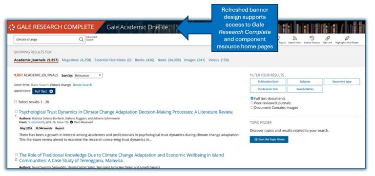 A New Look for Your Gale Research Complete Resources in 2025
