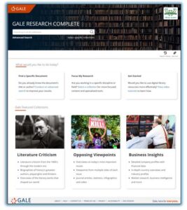 A New Look for Your Gale Research Complete Resources in 2025