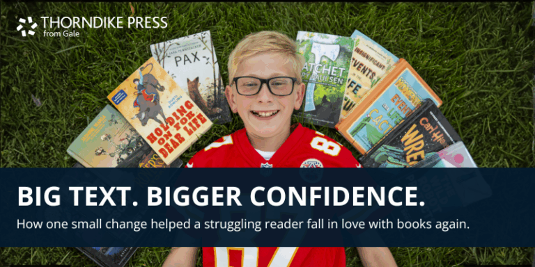 How Large Print Led Sid to a Reading Breakthrough